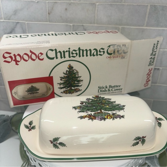 Spode | Holiday | Vintage Spode Christmas Butter Dish | Poshmark